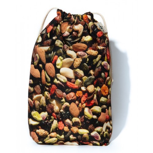 Sac alimentaire - Sachet de rangement Fruits secs - Maron Bouillie