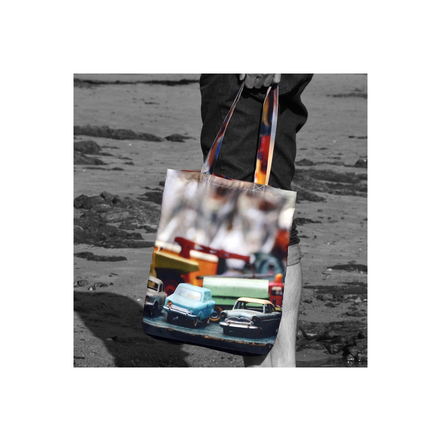 French tote bag designs Colorful Printed Totes for Everyday Style