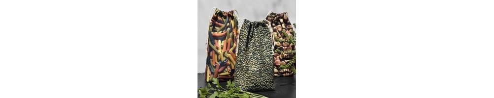 Kitchen storage bags - made in France - ecofriendly food bags